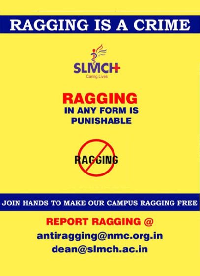 Anti-Ragging Rules And Punishments : SLMCH - Sri Lalithambigai Medical ...